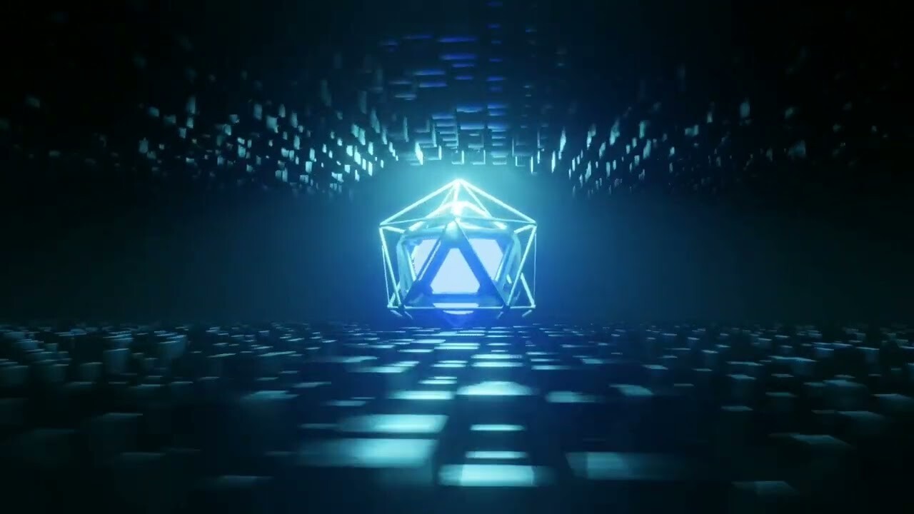 ArtStation - 3d Cubes light motion graphics