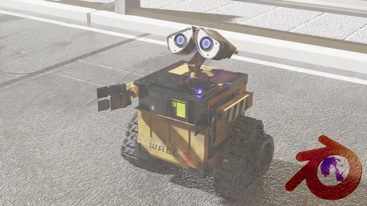 ArtStation - Wall-E Robot Animation in Blender