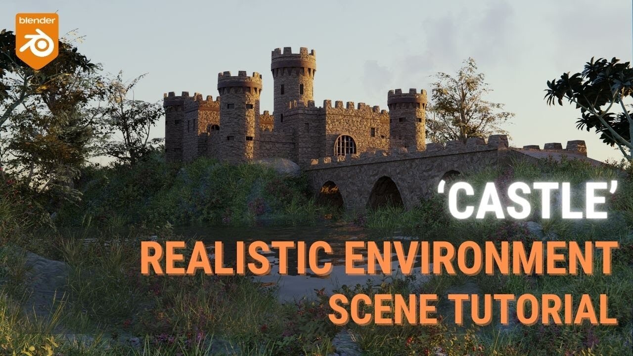 ArtStation - CASTLE - Blender Realistic Environment Scene Tutorial ...