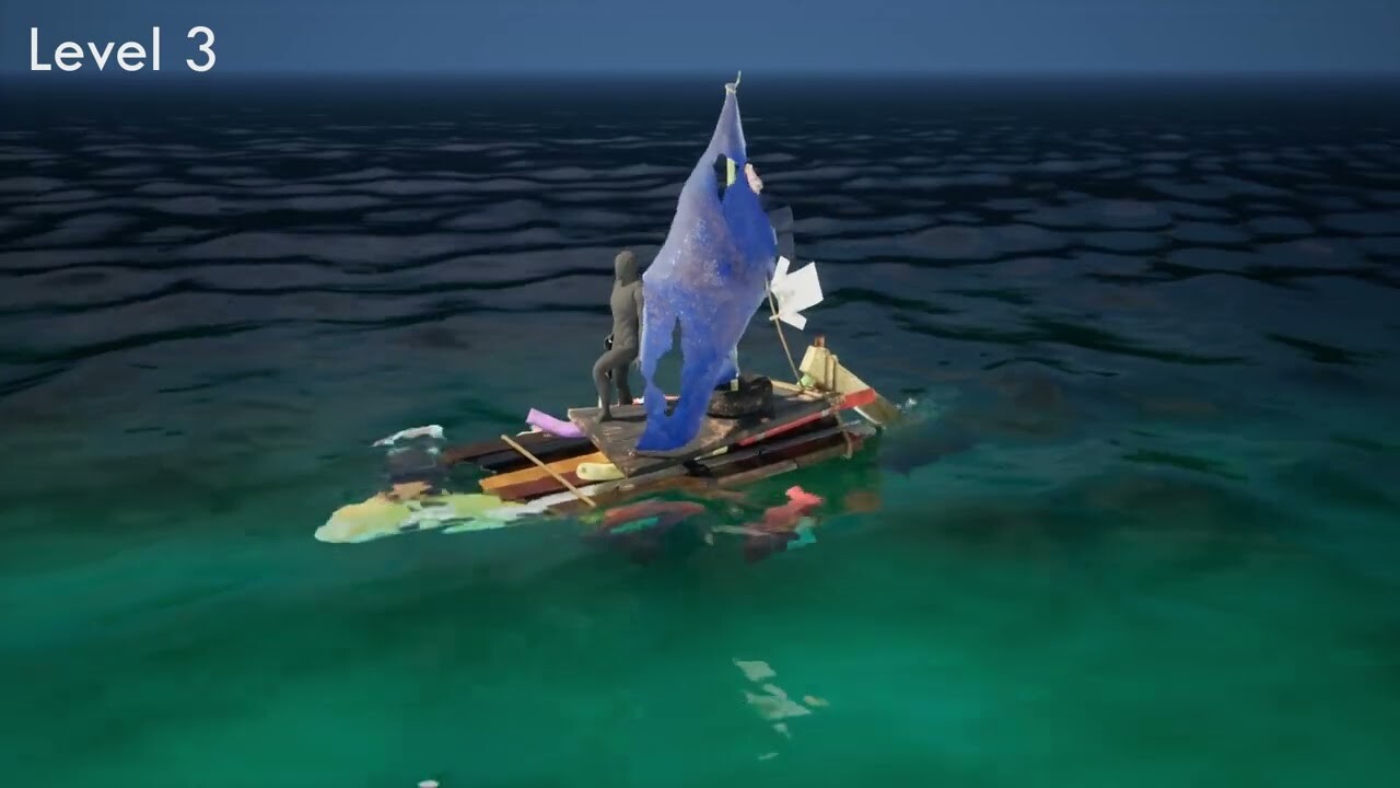 ArtStation - After the Flood: Composite Raft Prop Art