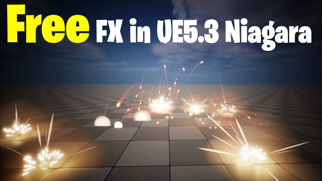 ArtStation - Free FX in UE5.3 Niagara | Download Files