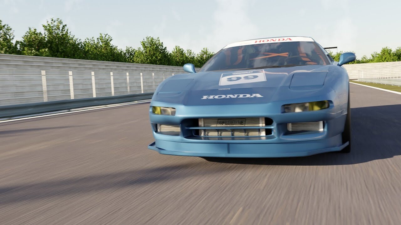 ArtStation - Honda NSX NA1 Powered by RB25 Engine