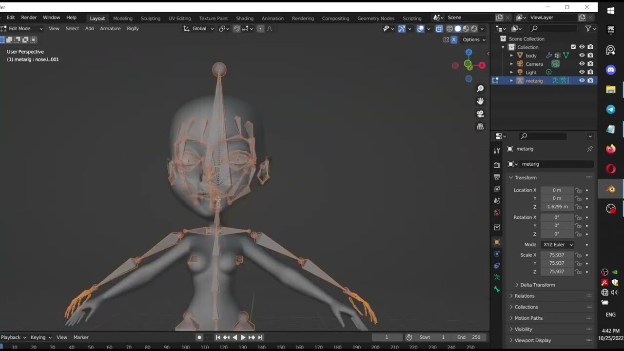 ArtStation - character Rigging In Blender