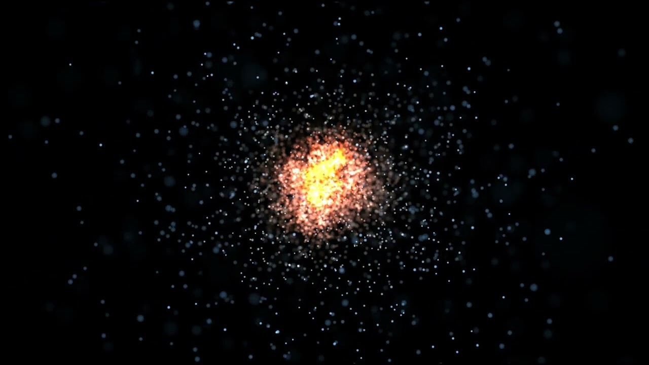 ArtStation - Interstellar Cloud Rebound and Star Formation | 1 | SpaceSim