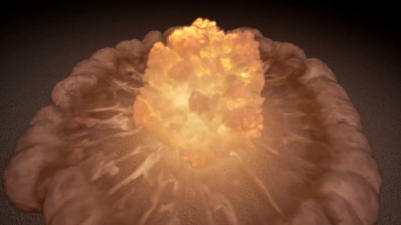 ArtStation - Unreal 5 FX Practice - Explosion (and Atlas Baked)