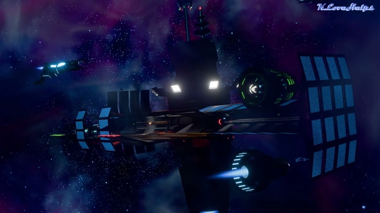 ArtStation - Ships Docking in Space