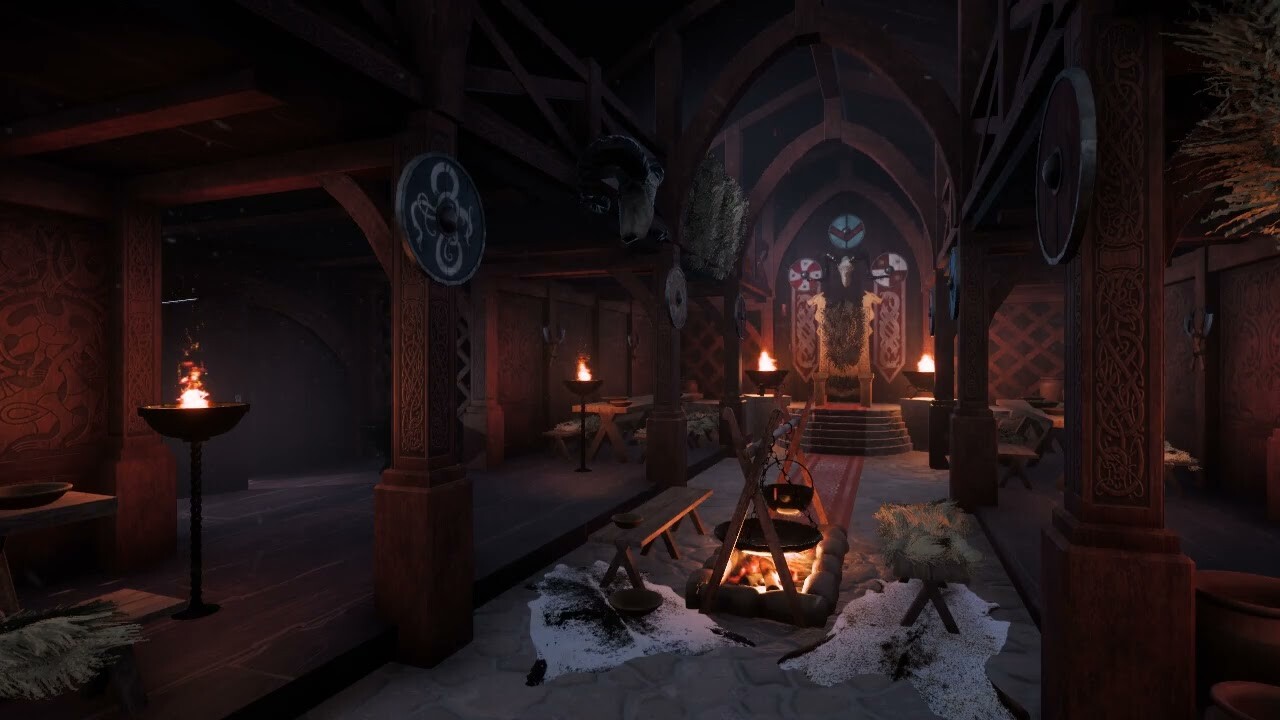 ArtStation - Viking Hall