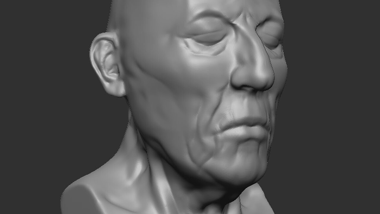 ArtStation - Study of Elderly Man Portrait (3D Model)