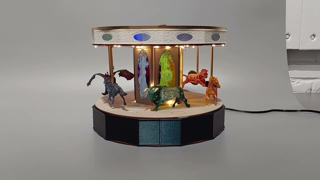 ArtStation - My World Goes 'Round and 'Round (Fabricated Carousel)