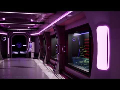 ArtStation - Purple Space Station