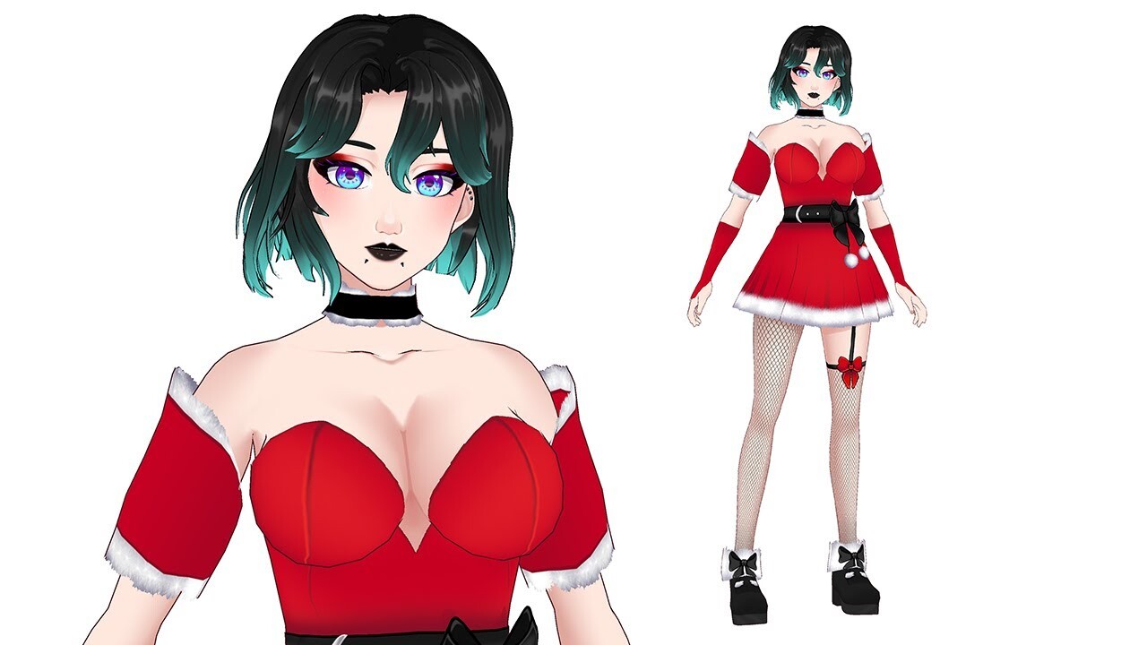 ArtStation - Hana_Cee Christmas VROID Model