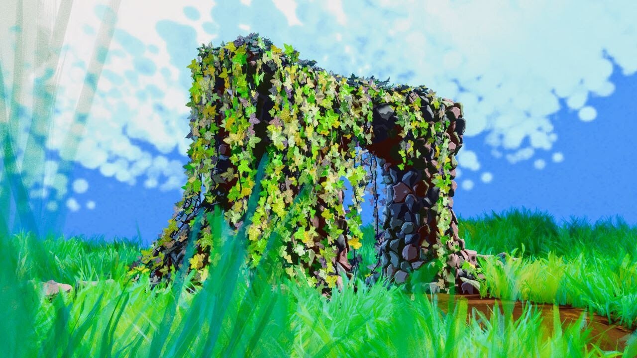ArtStation - The Ivy. Procedural Stylized animated scene.