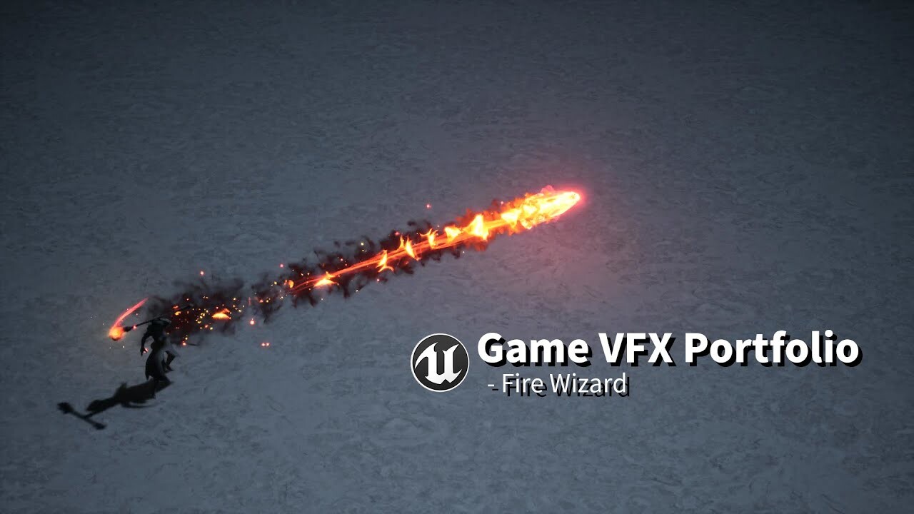 ArtStation - UE4 Game VFX Portfolio - Fire Wizard