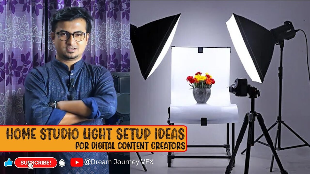 ArtStation - Home Studio light Setup ideas for Digital Content Creators- ভিডিও ষ্টুডিওর জন্য কি ...