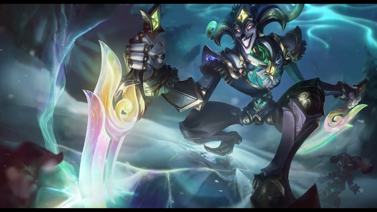 ArtStation - Winter Blessed Shaco Login Screen Fanmade