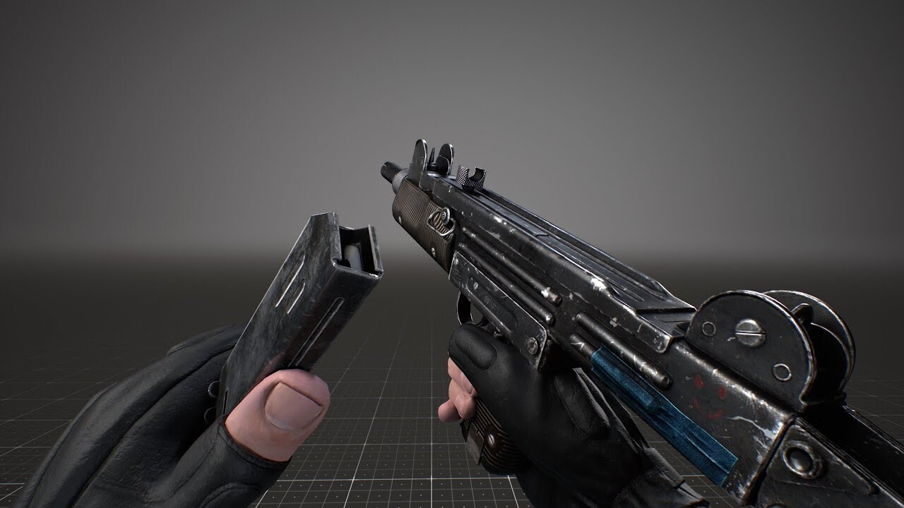 ArtStation - IMI Uzi Animation