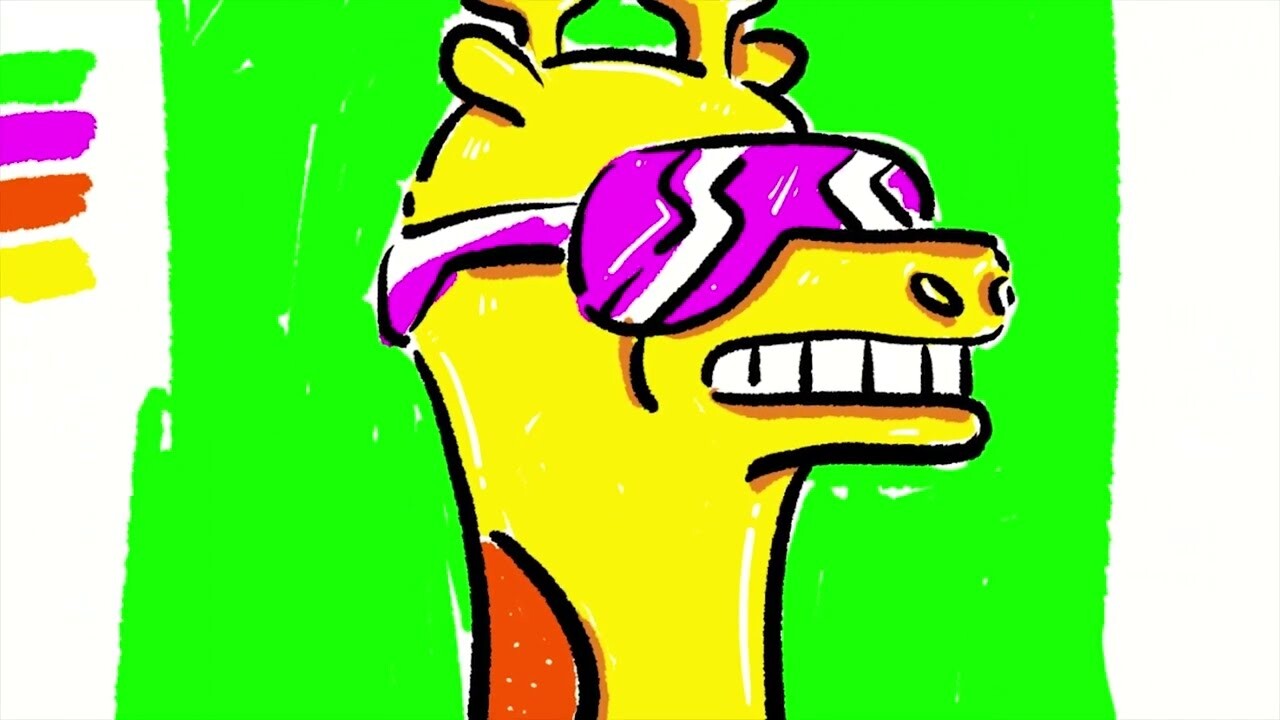 ArtStation - [4K Speed Draw Timelapse] DRAW WITH ME? RE-DRAWING GIRAFFE ...