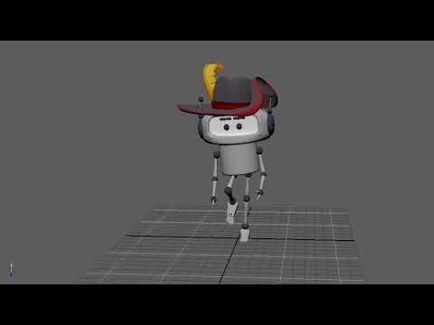 ArtStation - Robot Walking Cycle Practice