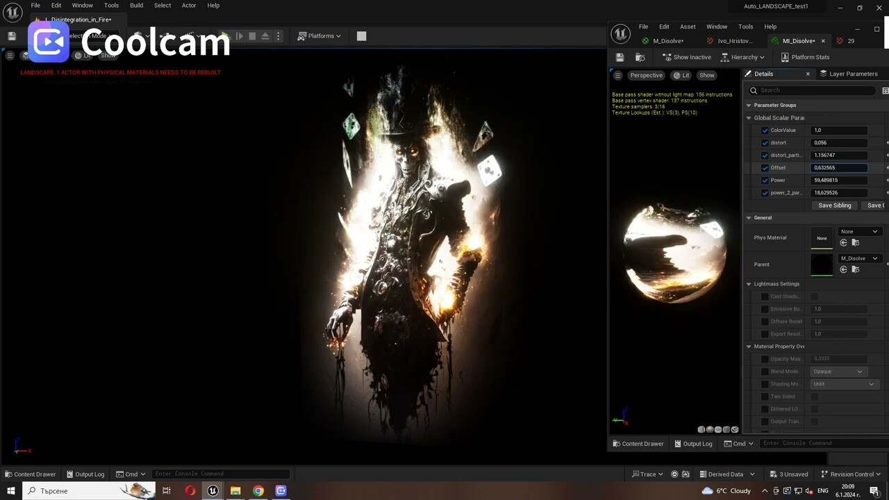 ArtStation - Particles dissolve material