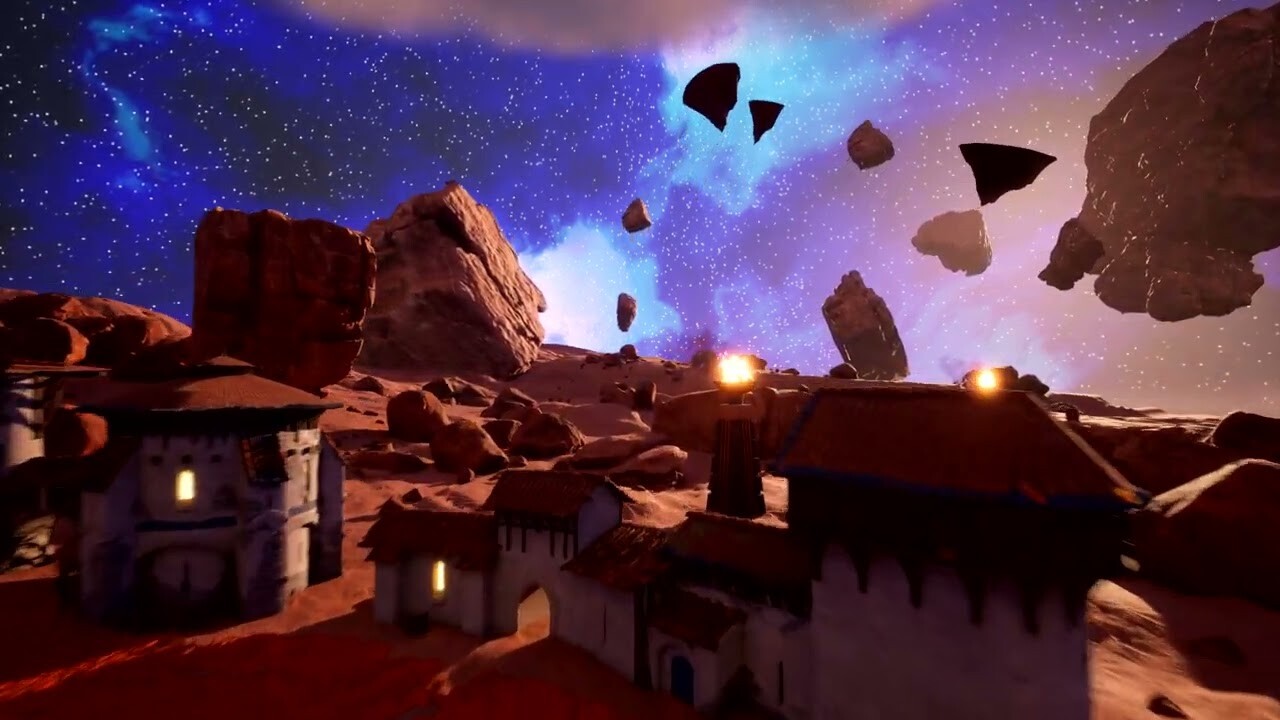 ArtStation - Dreamy Fantasy Alien World Landscape - Unreal Engine 5