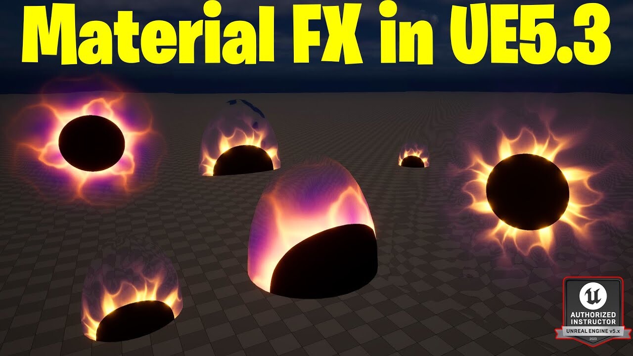 ArtStation - Material FX in UE5.3 Tutorial | Download Files