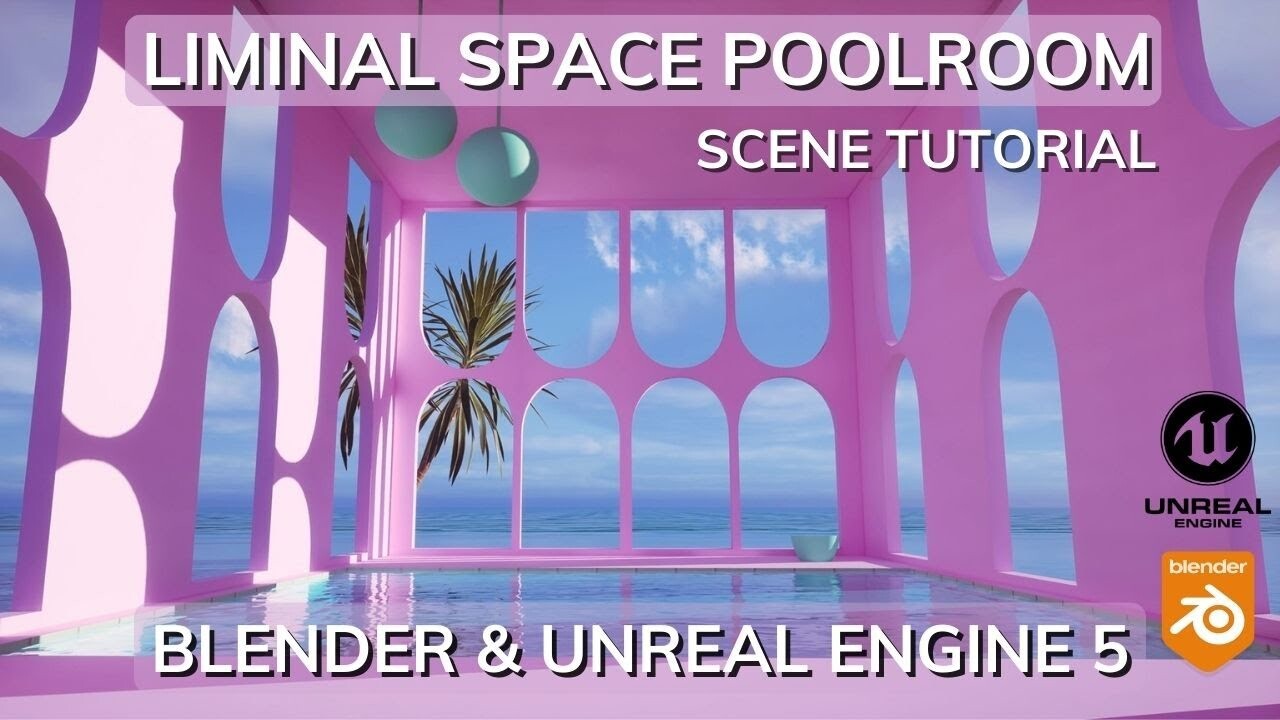 ArtStation - Create Liminal Space Pool in Blender & Unreal Engine 5 / Free Tutorial