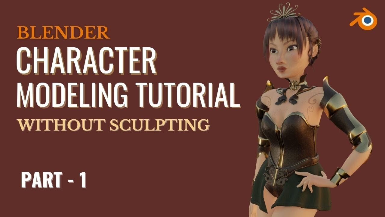 ArtStation - Blender Character Modeling Without Sculpting - Part 1 / FREE TUTORIAL / NO SCULPT