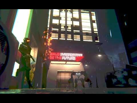 ArtStation - PS1 Cyberpunk Scene