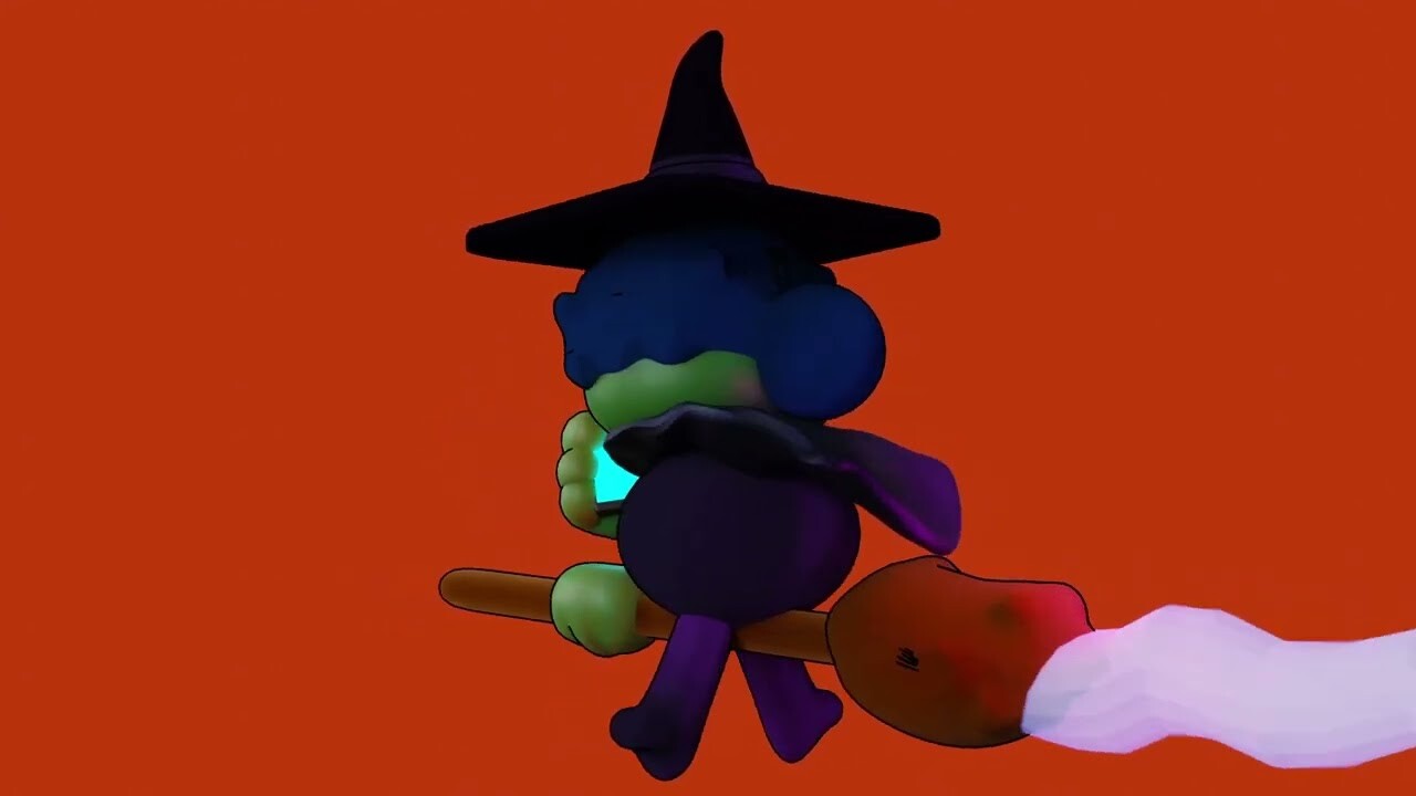 ArtStation - Stylized witch 3d model