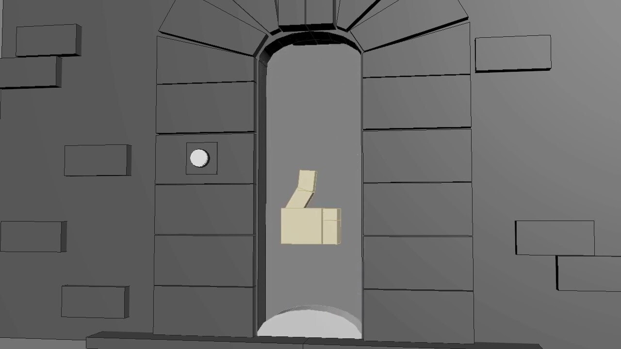 ArtStation - Dungeon door model/animation