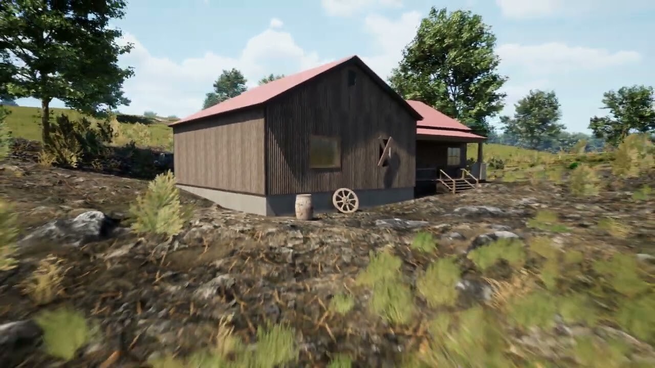 ArtStation - Abondaned house in forrest showcase