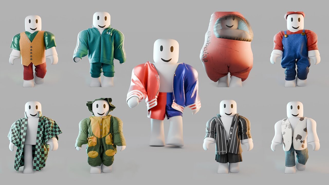 ArtStation - 18 roblox outfits