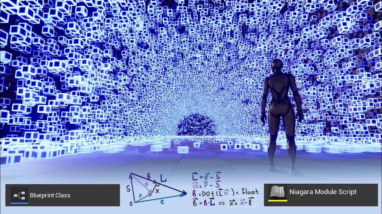 ArtStation - Tutorial: Tunnel in Niagara using scratch pad and simple math.