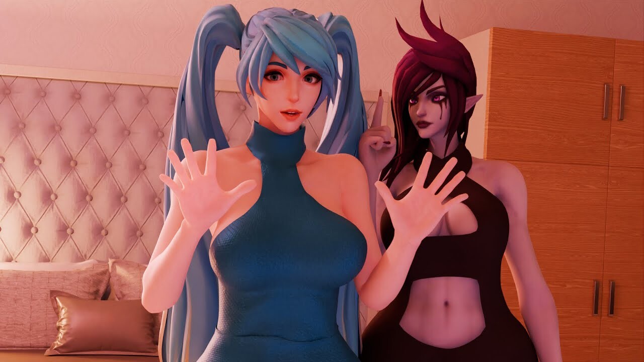 ArtStation - Sona and Morgana had an argument