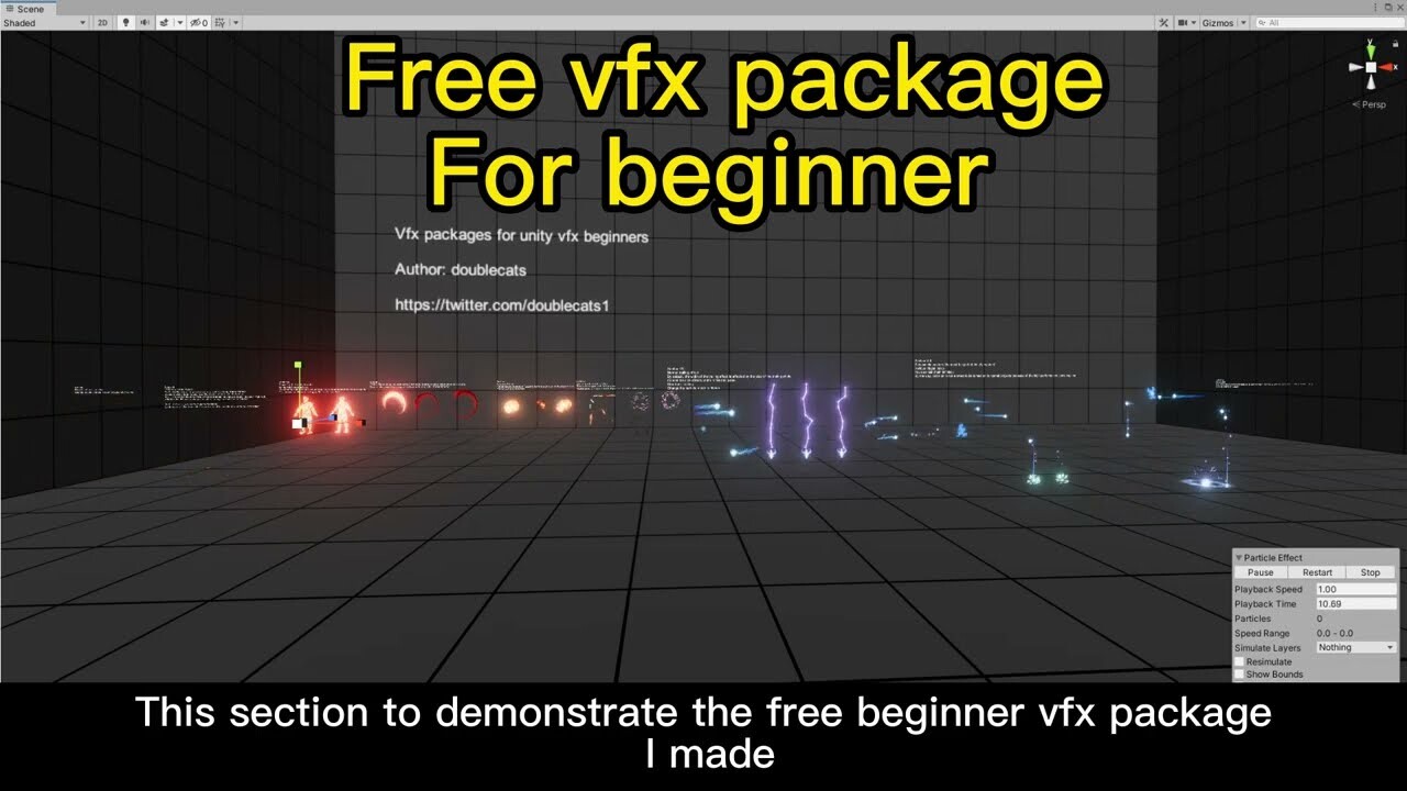 ArtStation - Free vfx pack for unity beginners!