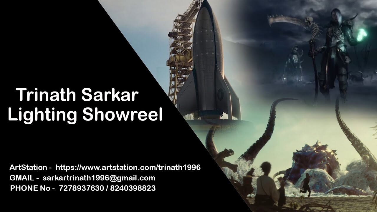 ArtStation - TRINATH SARKAR LIGHTING SHOWREEL YEAR 2023