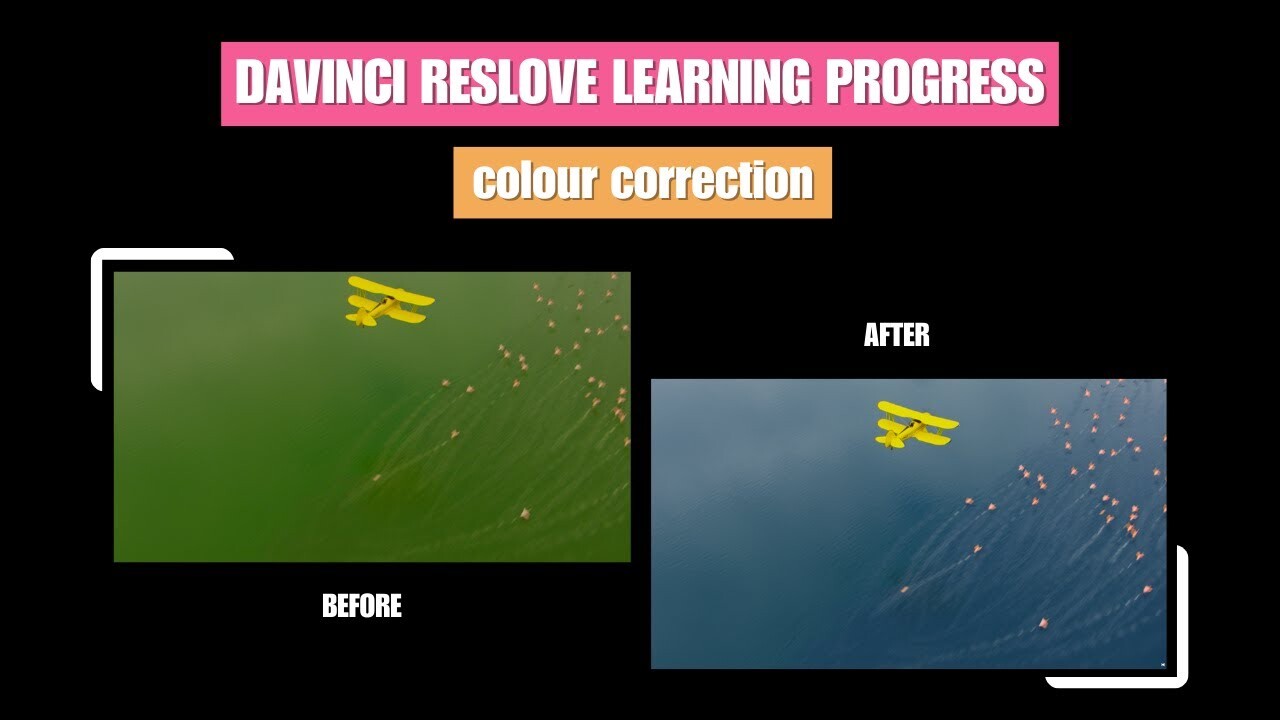 ArtStation - DaVinci Reslove learning progress: colour correction