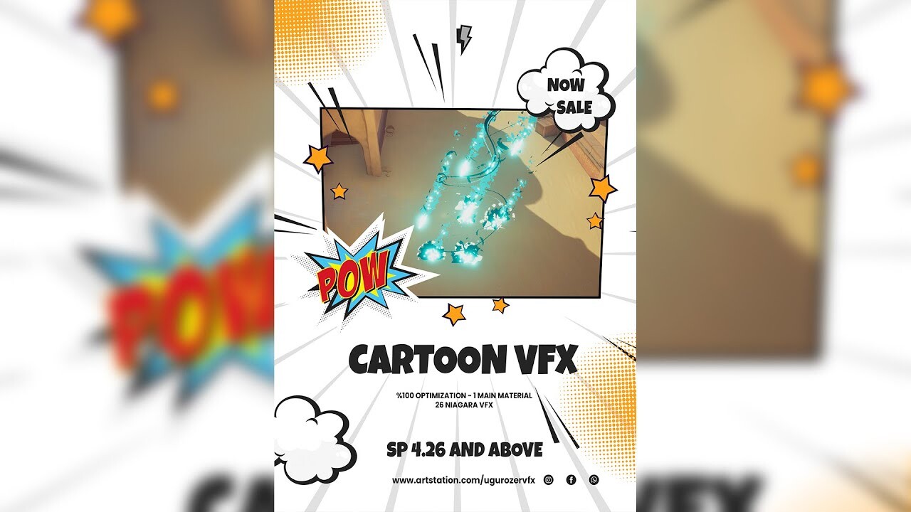 ArtStation - Cartoon VFX Pack - Full Optimization System