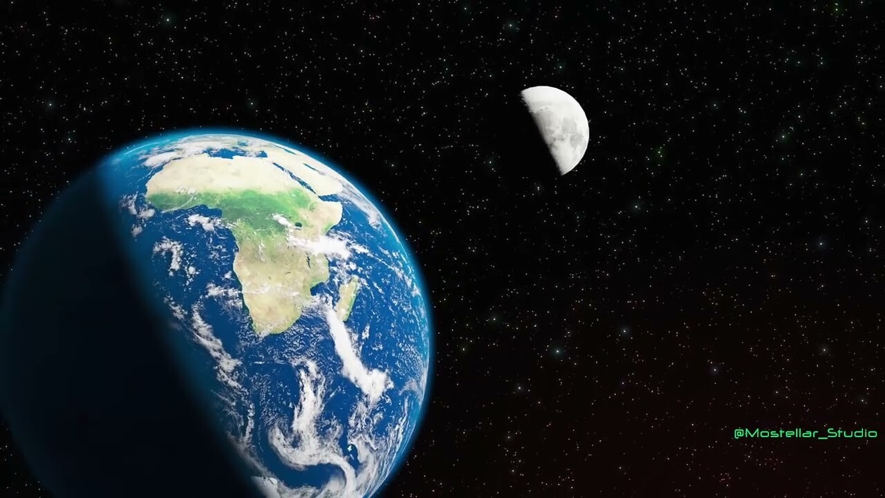 ArtStation - Epic Earth and Moon Animation