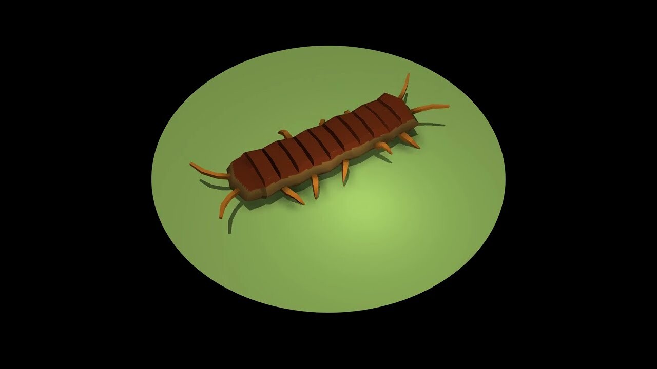 ArtStation - Procedurally Animated Centipede Rig