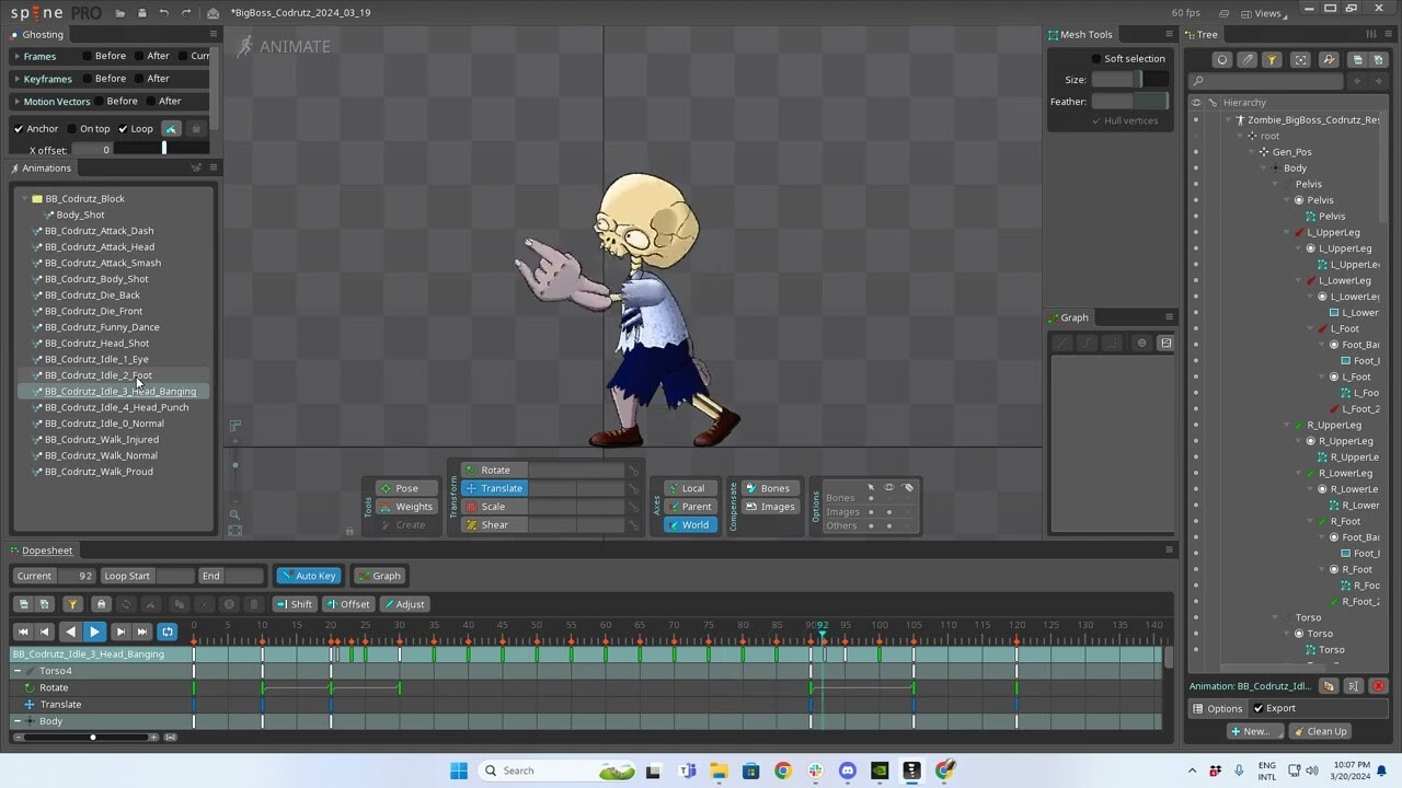 ArtStation - Spine 2D Zombie Boss Baby