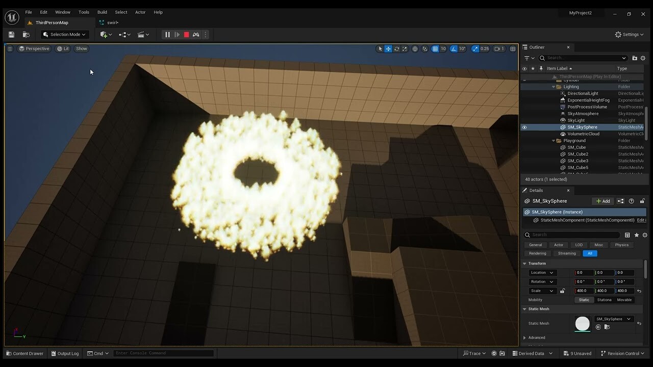 ArtStation - VFX testing in UE5