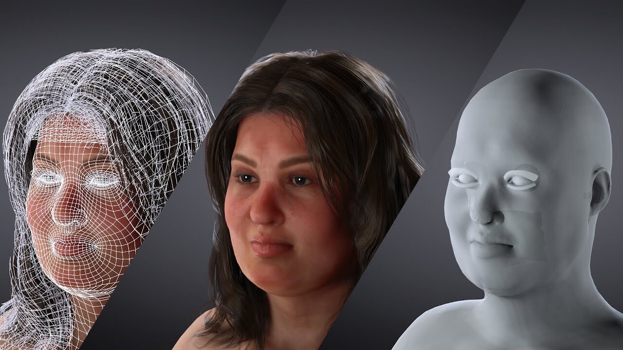 ArtStation - Photorealistic 3D Woman - concept