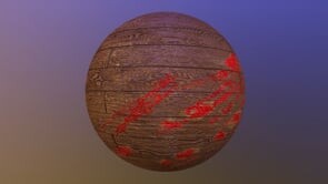 ArtStation - Bloody Wood Texture
