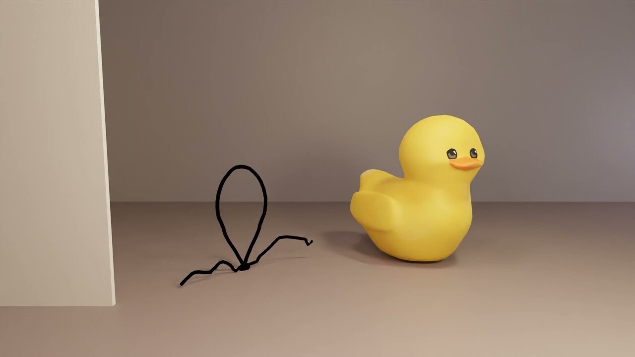 ArtStation - Bachelor Animation Project: Rope Meets Rubber Ducky