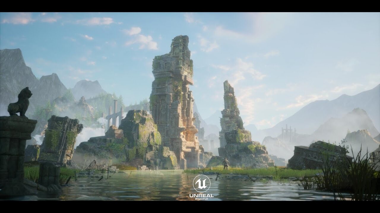 ArtStation - ue5场景_丛林遗迹