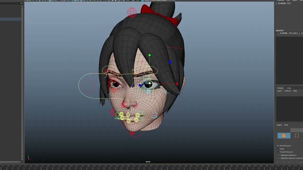 ArtStation - Face Rig Skin