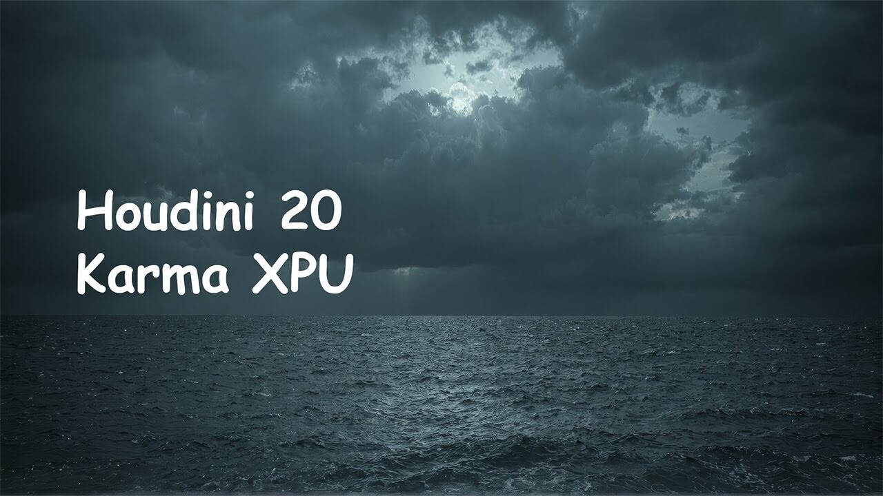ArtStation - Houdini 20 | Karma XPU | Ocean