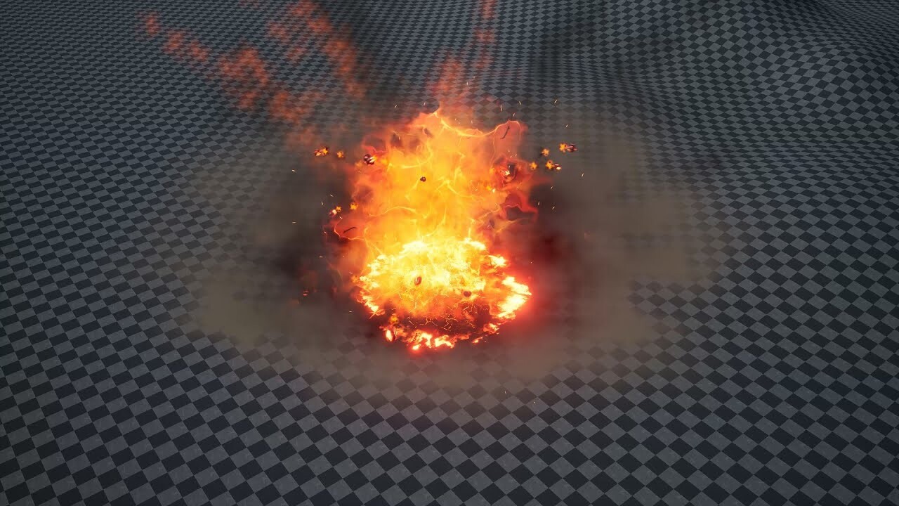 ArtStation - UE4 | Fire Element VFX Pack - Lava Explosion [4K]