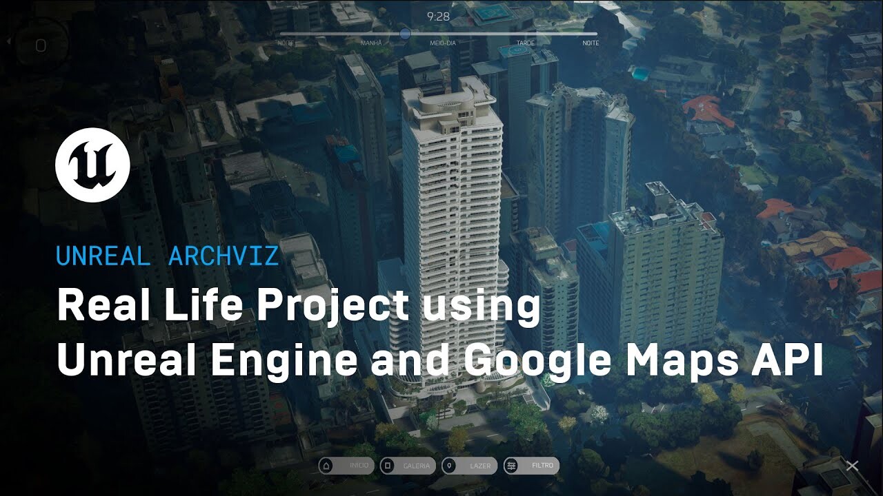 ArtStation - Unreal Engine 5 + Google Maps API - Archviz